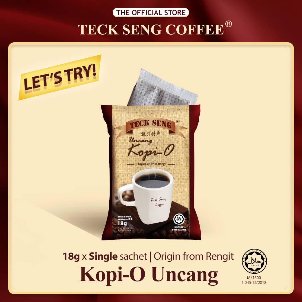 TECK SENG Official Store Coffee-O Single Sachet /Rengit Coffee Bean ...