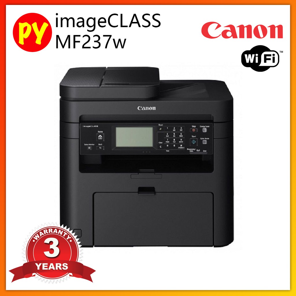 Canon imageCLASS MF237w Laser Printer- MF-237w Print Scan Copy Fax WIFI with original 337 toner ...