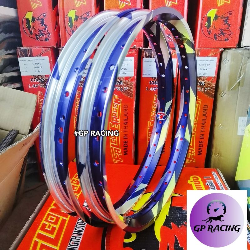 ALLOY RIM THUNDER BOLT 3 CALIT BLUE 140 X 17 "GP RACING" | Shopee Malaysia