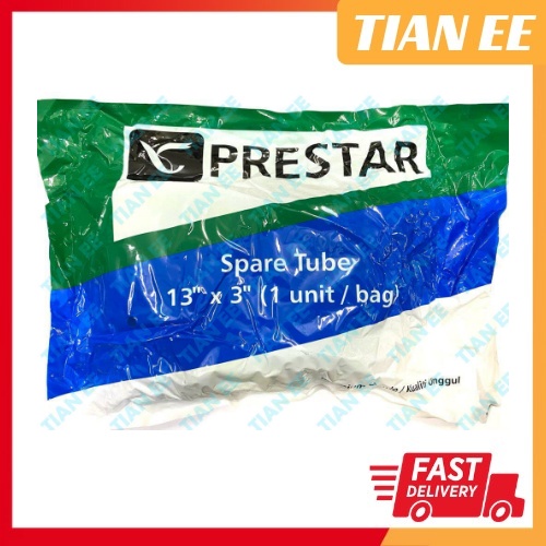 TIANEE 13" x 3" PRESTAR Wheel Barrow Tyre Tube 100% Original Tayar Tube ...