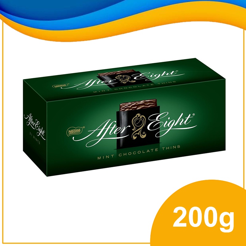 Nestle AFTER EIGHT Mint Chocolate Thins 200g (Exp: JUNE 2025) | Shopee ...