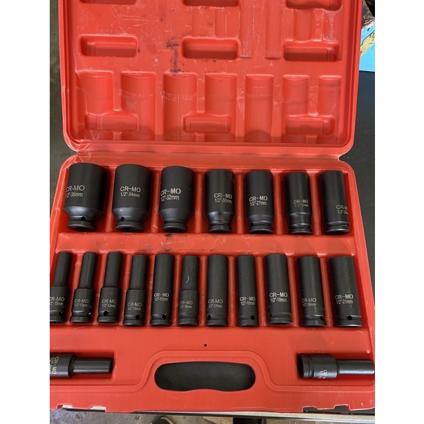 DEEP IMPACT SOCKET LONG SOCKET PANJANG HITAM 1/2'' DR 6POINT 8-32MM ...