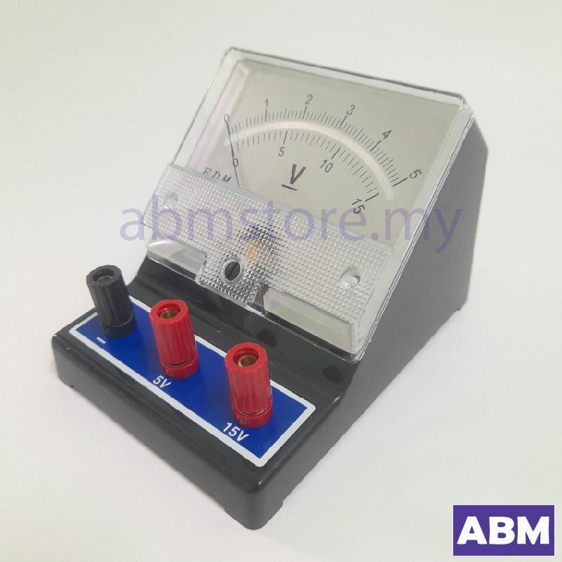 Meter Voltmeter DC 0-5V, 0-15V Dual Scale | Shopee Malaysia