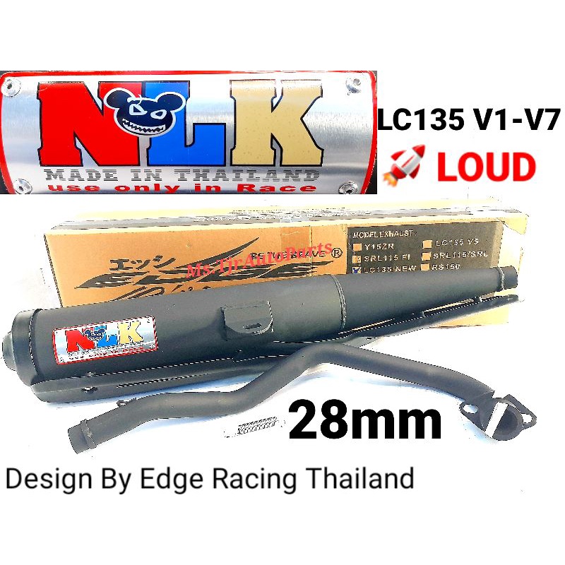 RACING EXHAUST NLK STANDARD CUTTING LC135 V1/V2/V3/V4/V5/V6/V7 RACING CUTTING 28MM | Shopee Malaysia
