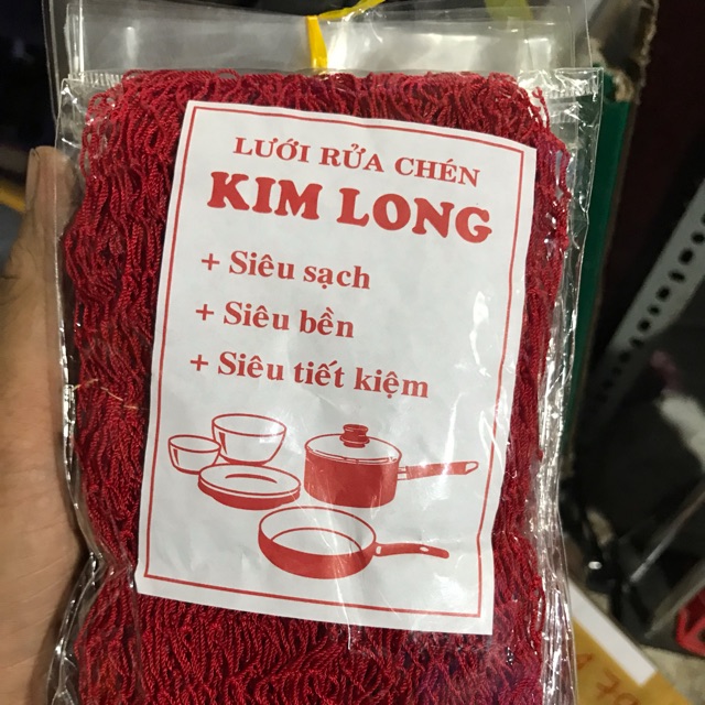 Kim Long super clean 8-layer dishwashing net | Shopee Malaysia