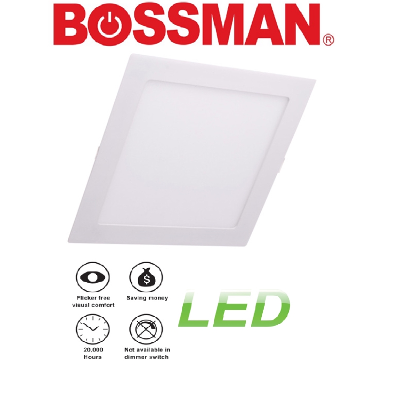 BOSSMAN LED PANLE LIGHT SURFACE DOWNLIGHT LAMPU 9'' 12'' INCH ROUND ...