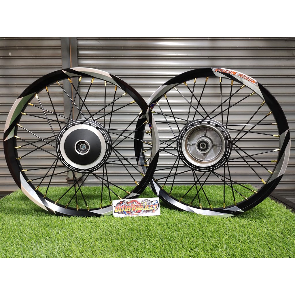 ALLOY RIM C70 / EX5 / DREAM/W100 1.40X17 FULL SET THUNDER HUB MESIN ...