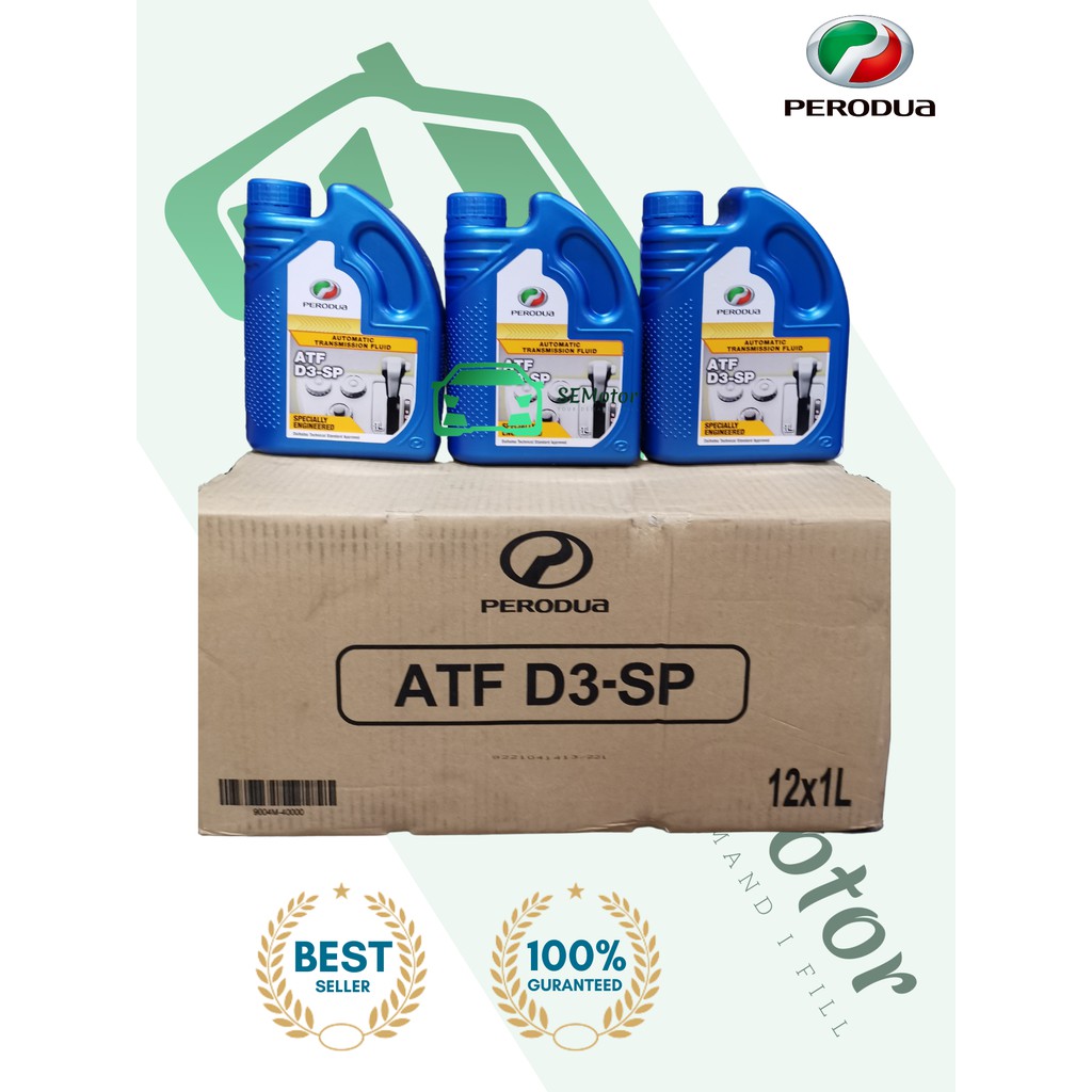 💯 ORIGINAL PERODUA AUTOMATIC TRANSMISSION FLUID ATF D3-SP 1L (40,000km ...