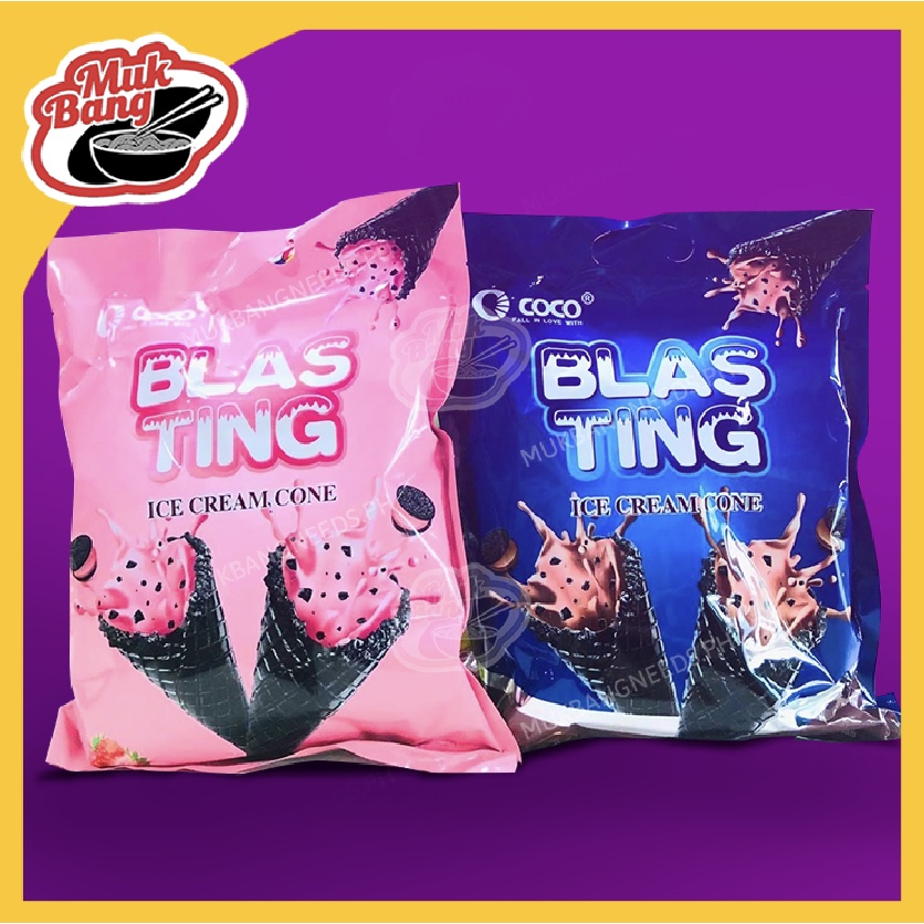 Coco Blasting Ice Cream Strawberry / Chocolate Cone 300g | Shopee Malaysia