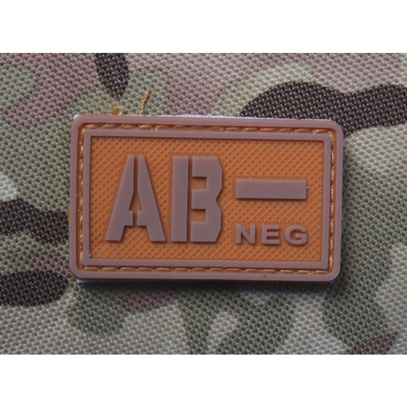 Velcro patch 3D PVC A+ B+ AB+ O+ Positive Type Group Patch Tactical ...