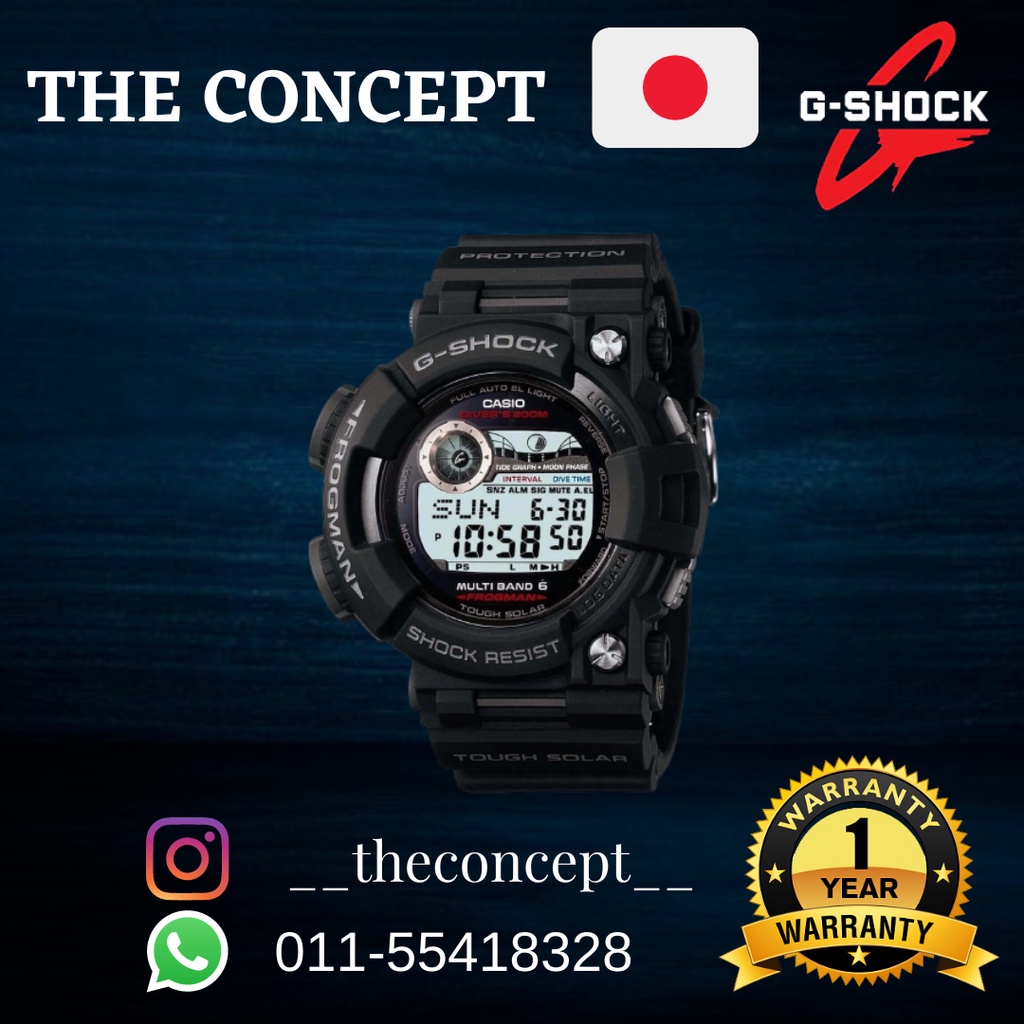 🔥100% Original Casio G-Shock Frogman 🐸Diver GWF-1000-1JF GWF-1000-1 GWF ...