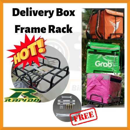 Kaki Besi Food Delivery Box Rack (Foodpanda Rider/Shopeefood/Grabfood ...