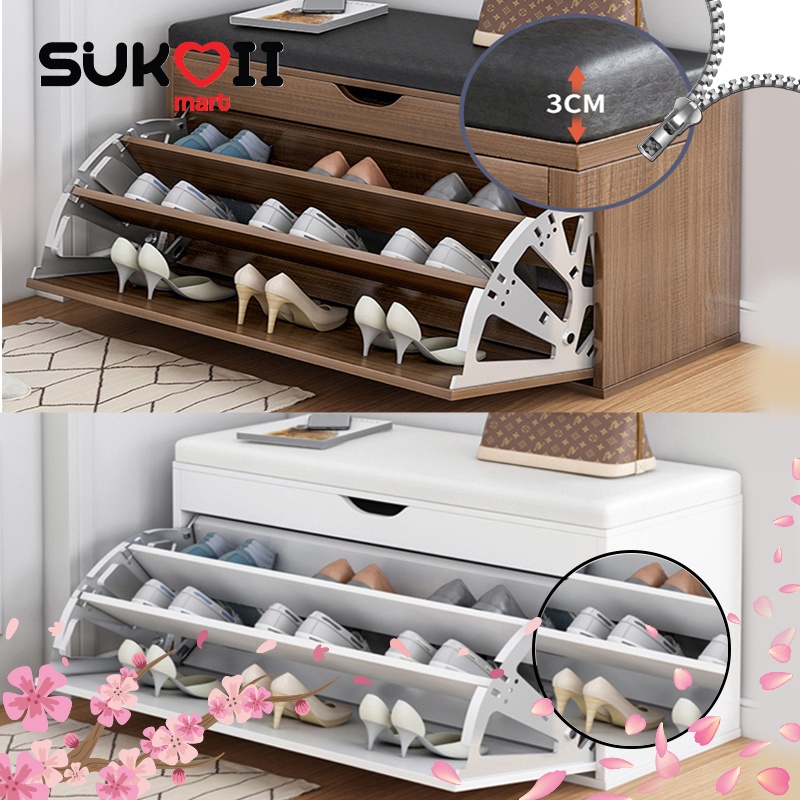 SKOI Simple Large Capacity Shoe Rack Modern Wooden Shoes Storage ...