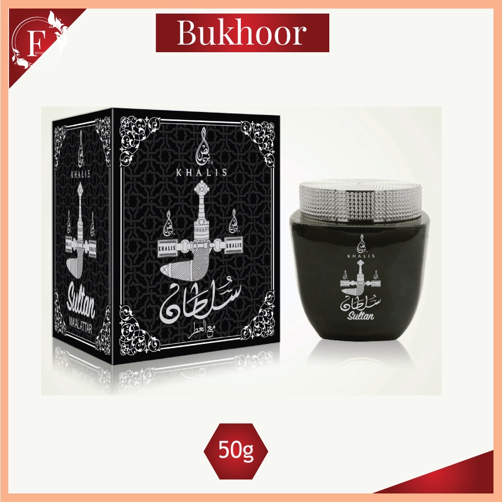 SULTAN BUKHOOR KHALIS 50G AGARWOOD PURE FRAGRANCE MADE IN U.A.E ...
