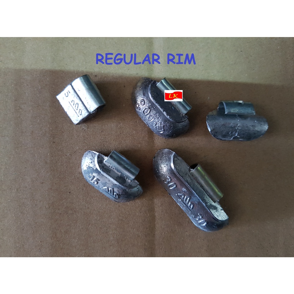 WHEEL BALANCING WEIGHT (5G, 10G, 15G, 20G,25G, 30G, 35G) - PER PIECE | Shopee Malaysia