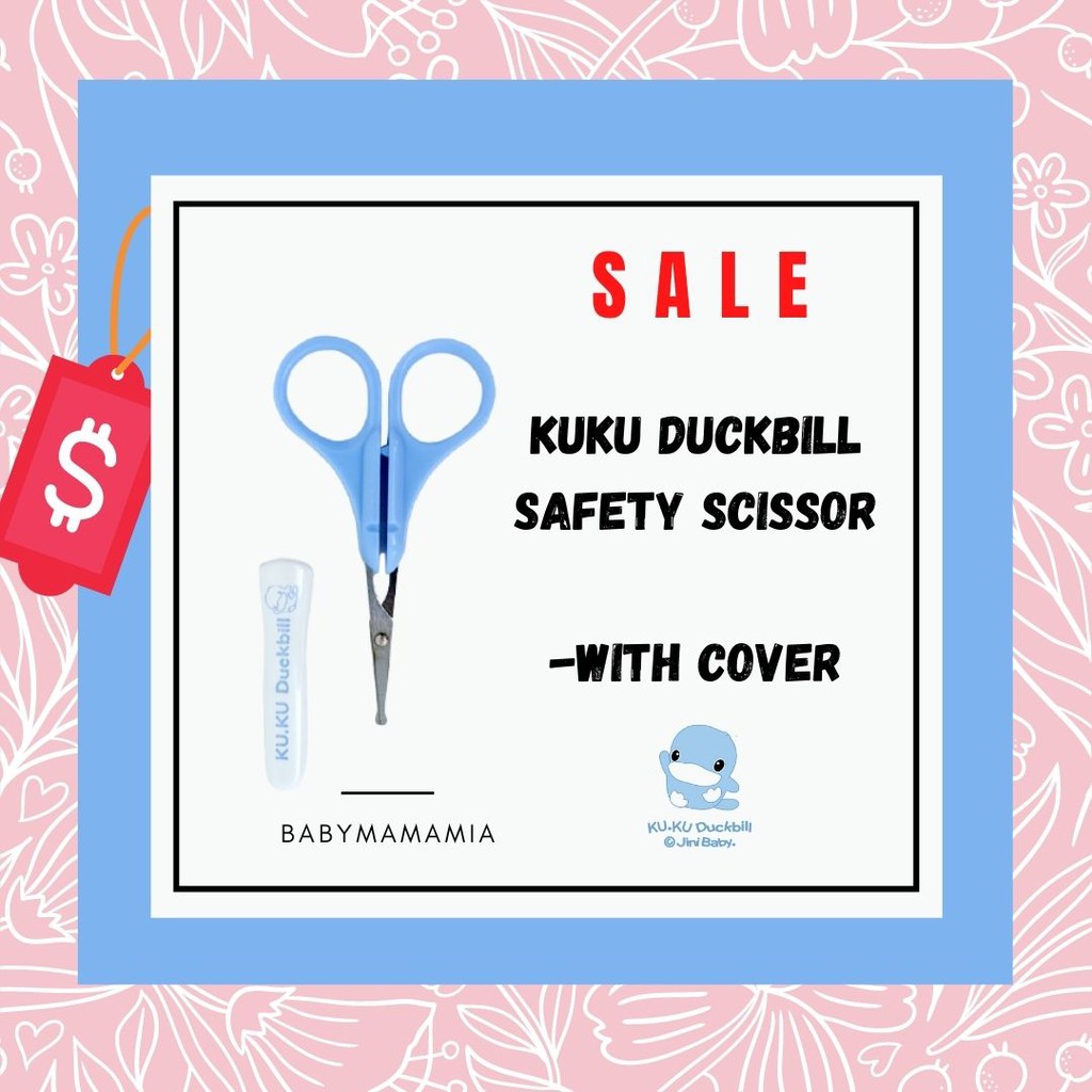 🎀READY STOCK🎀KUKU DUCKBILL SAFETY SCISSOR FOR BABY | Shopee Malaysia