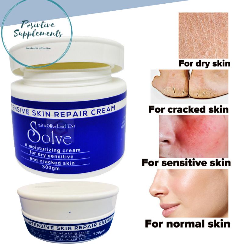 SOLVE INTENSIVE SKIN REPAIR CREAM MOISTURIZER 100G / 300G | Shopee Malaysia