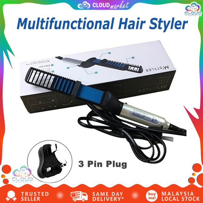 Mesin Iron Rambut M'Styler Men's Hair Styling Iron | Straightener ...