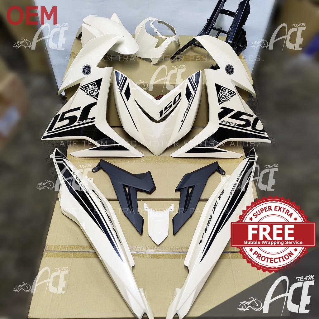 Coverset Y15 V1 V2 Cream White 2022 SE Ysuku Y15V1 Y15V2 Yamaha Cover ...