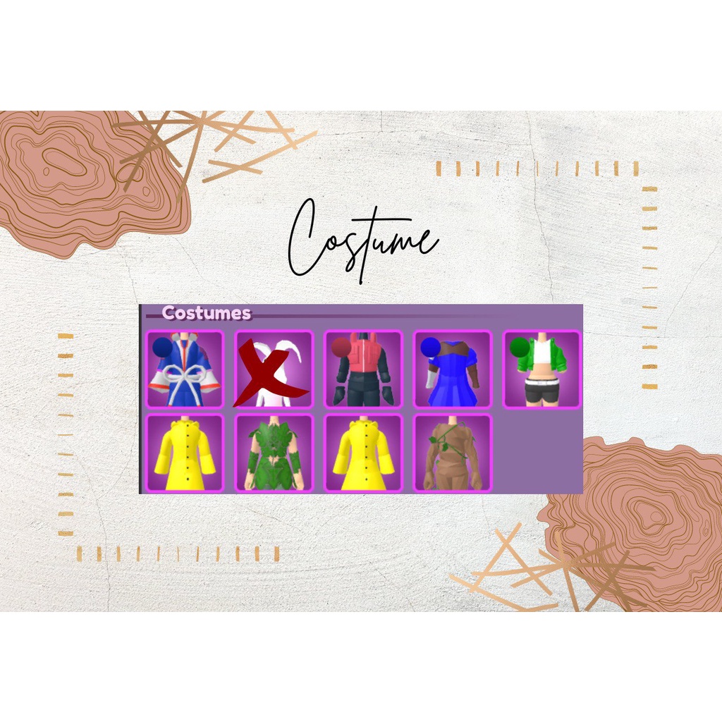 Costume Cosmetic [ World // Zero Roblox ] (PM FIRST) | Shopee Malaysia