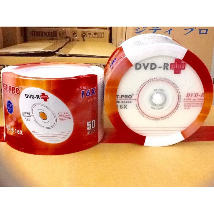 Dvd-r GT-PRO PLUS PACK 50pcs | Shopee Malaysia