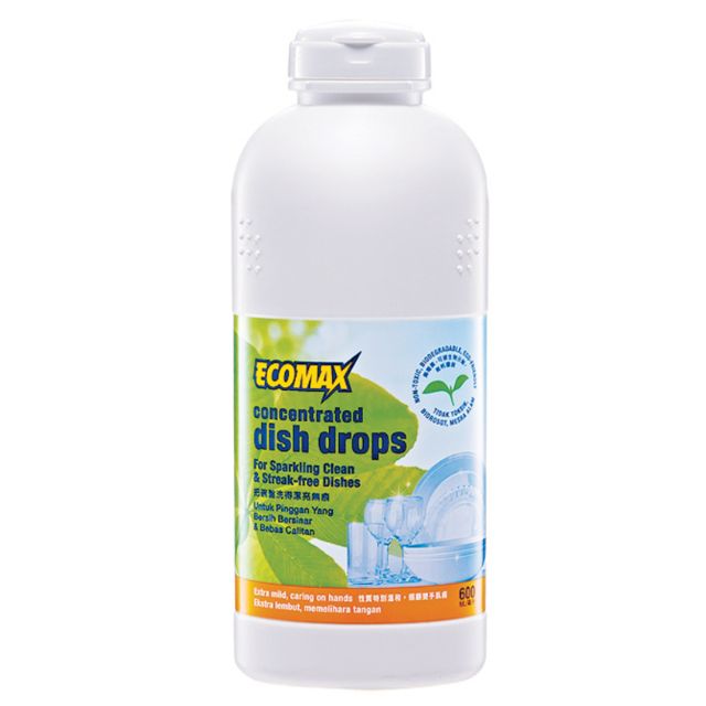 Ecomax Concentrated Dish Drops-600ml | Shopee Malaysia