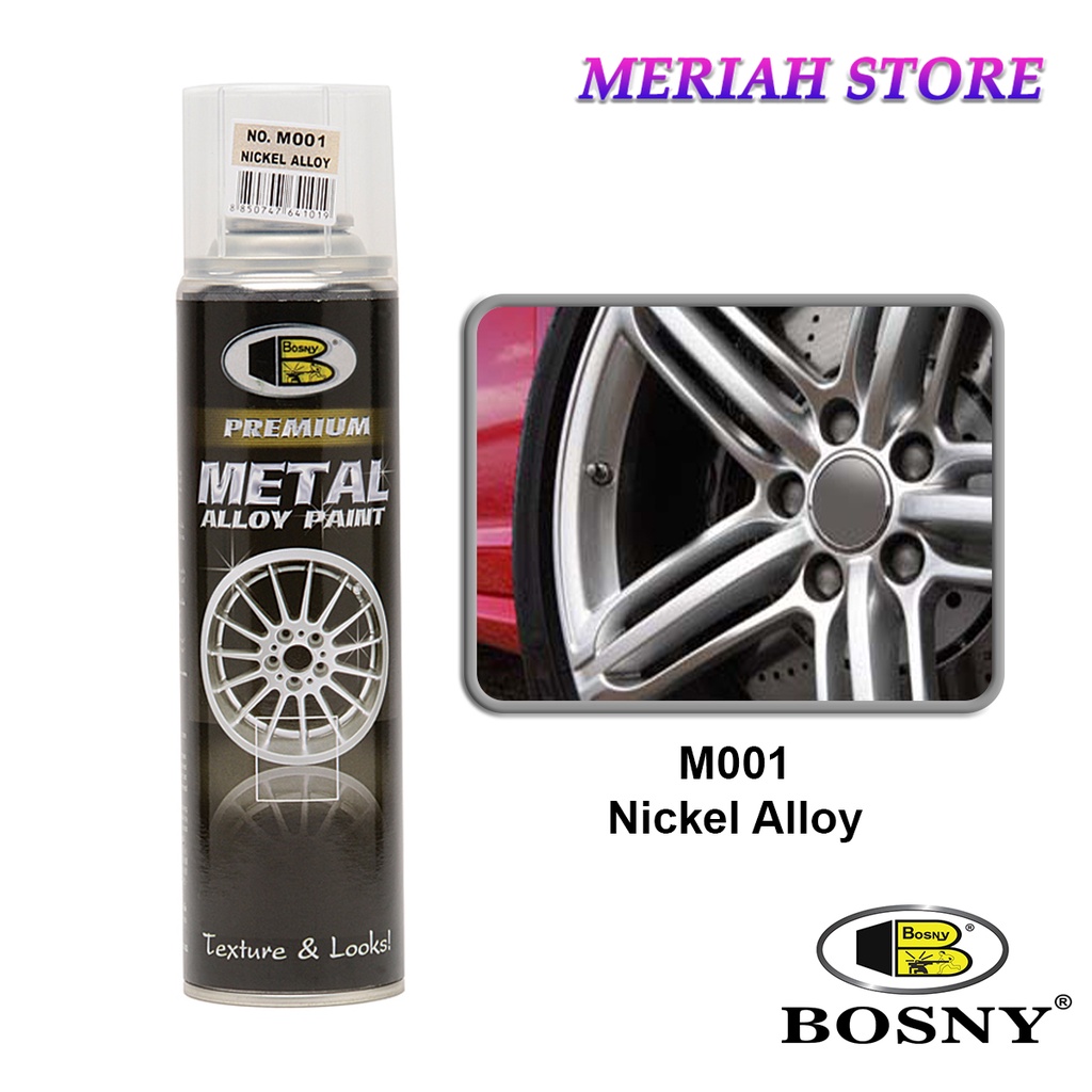 Bosny M001 Nickel Alloy Spray Paint (225ml) | Shopee Malaysia