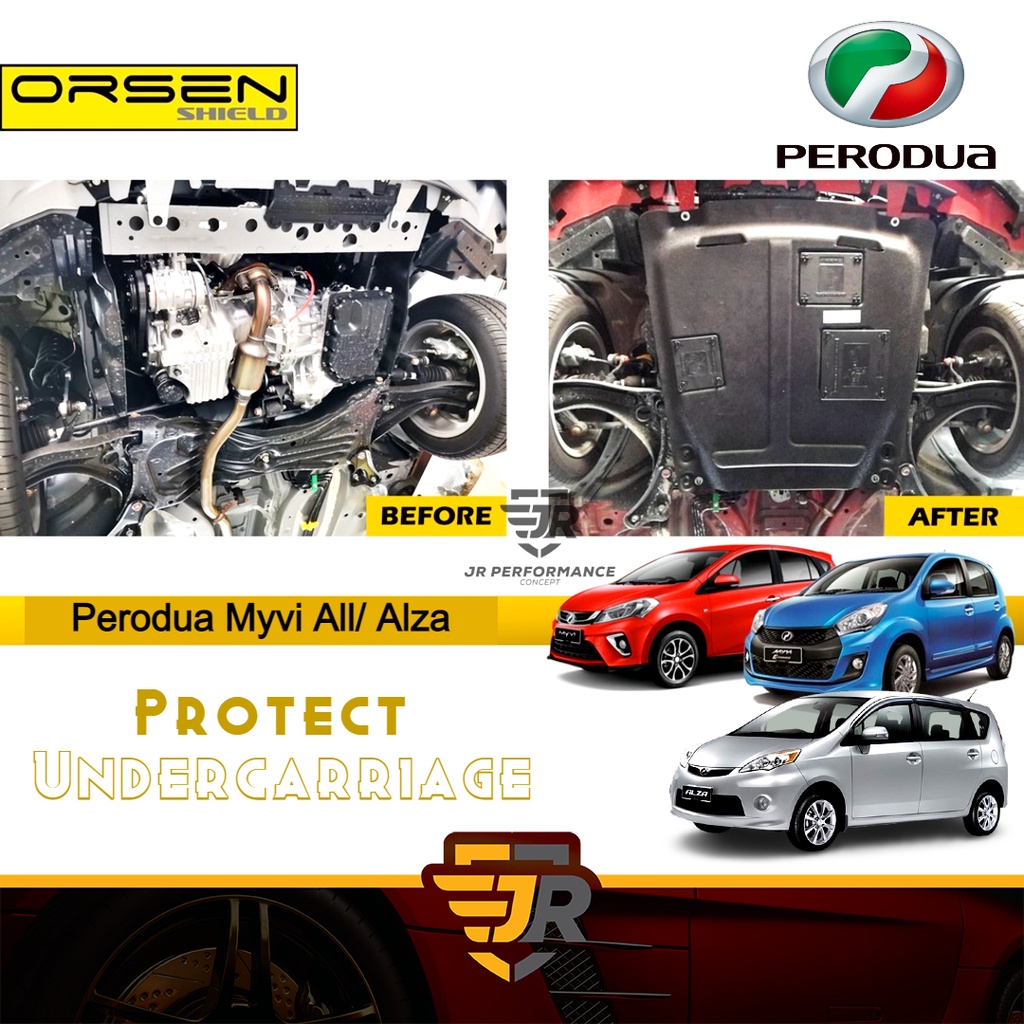 Orsen Shield Engine Under Cover Protection Skid Plate New Alza 2022 ...