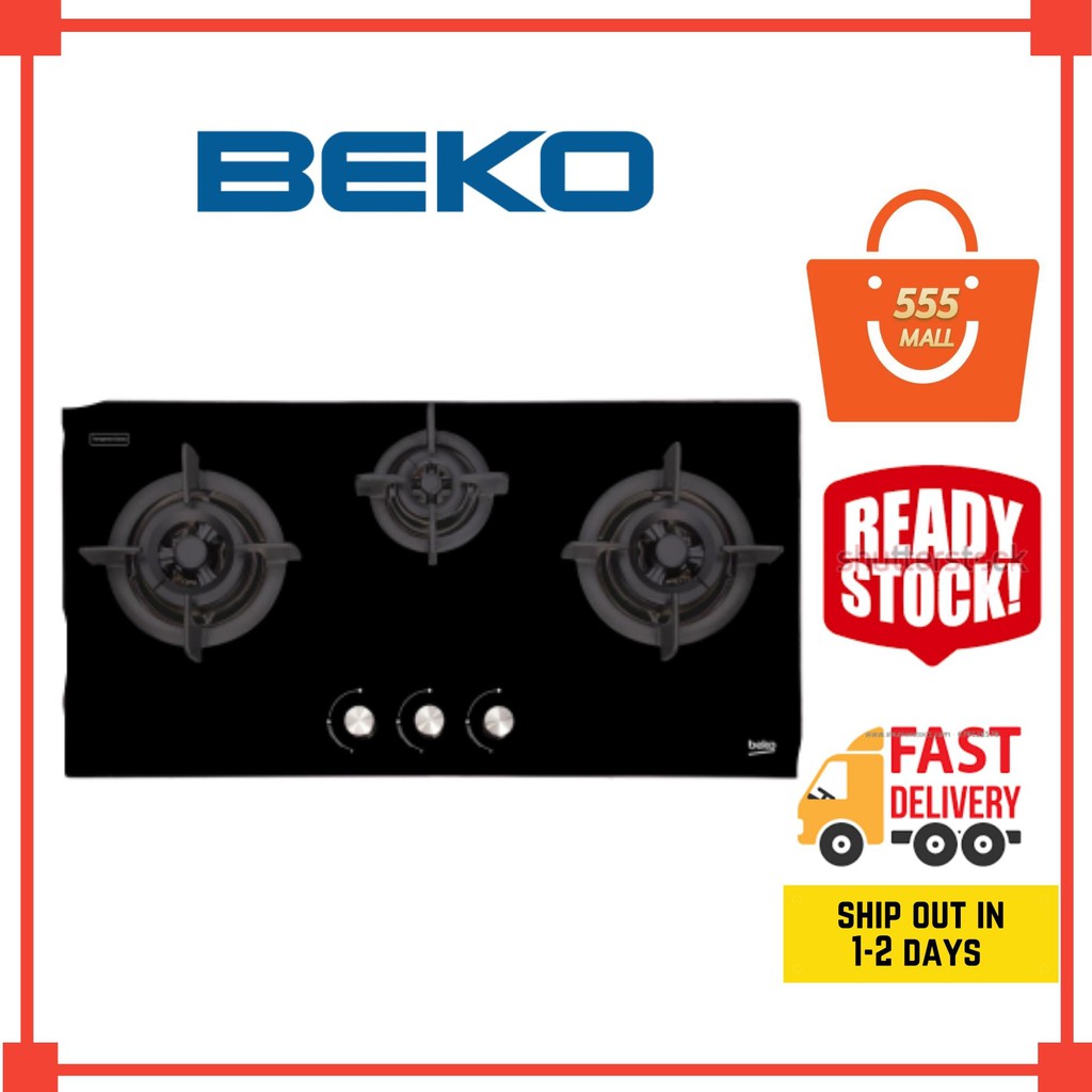 Beko Glass Built-In-Hob HISW93225-SOB(LPG) I dapur gas🔥 | Shopee Malaysia