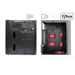 MBOX PREMIUM M-GAMING MATX / ITX PC Desktop Casing RGB Ligthning Bar ...