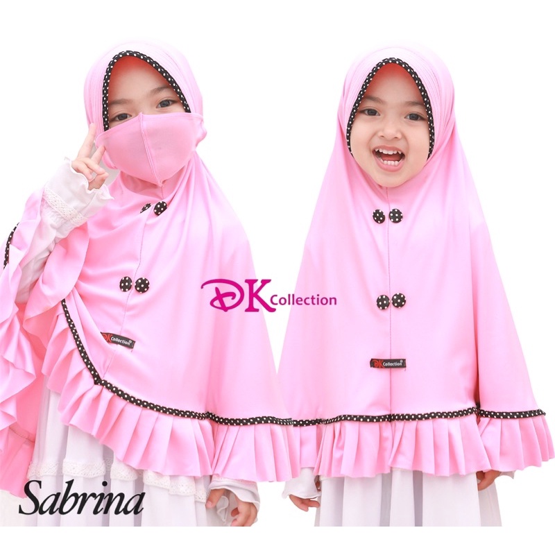 Sabrina children's headscarf with children's jumbo mask | Shopee Malaysia