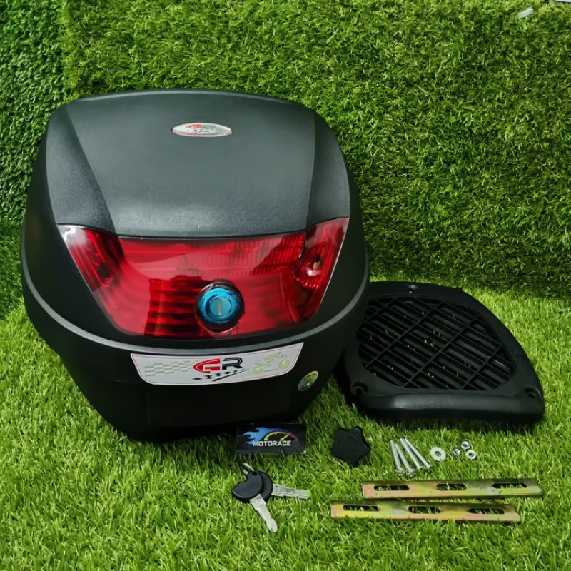 GR RACING REAR BOX MOTORCYCLE 188 28L WITH TAPAK MONORACK | Shopee Malaysia