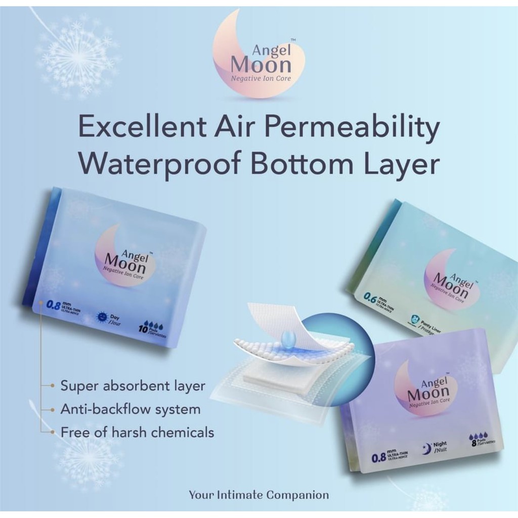 {MY Ready Stock} 1 Pack of Angel Moon Angel Secret Anion Sanitary ...