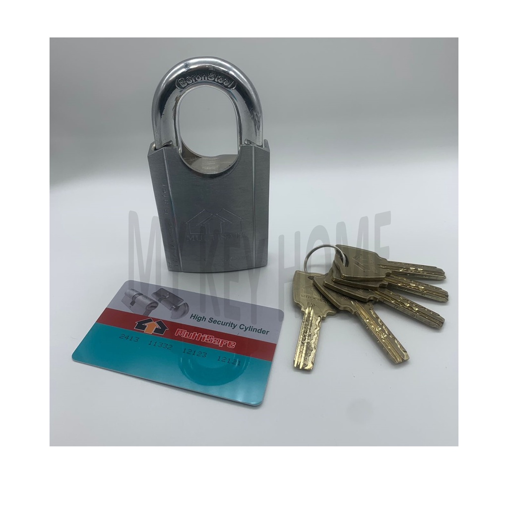 MULTISAFE PADLOCK 56MM/43MM - ANTI-CUT | ANTI-RUST | ANTI-DRILL (MANGGA KUNCI SERBAGUNA 56MM ...