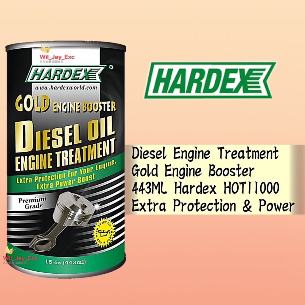 HARDEX HOT11000 DIESEL OIL ENGINE TREATMENT 443ML HOT11000 GOLD ENGINE ...