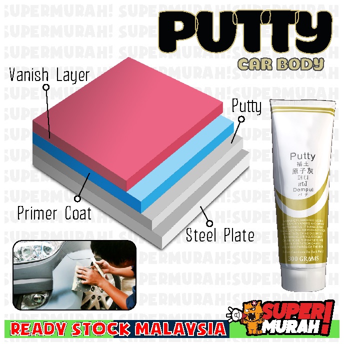 Simen Kereta Car Body Quick Dry Putty Scratch Filler Car Body Painting ...