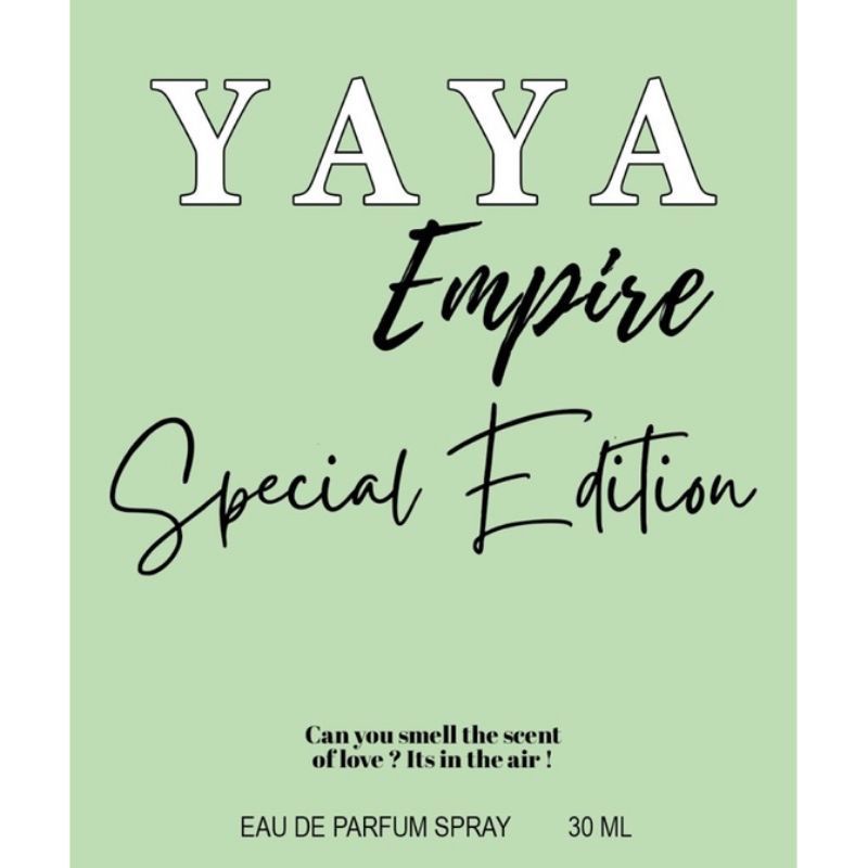 YAYA EMPIRE SPECIAL EDITION PERFUME FOR WONEN AND MEN | Shopee Malaysia