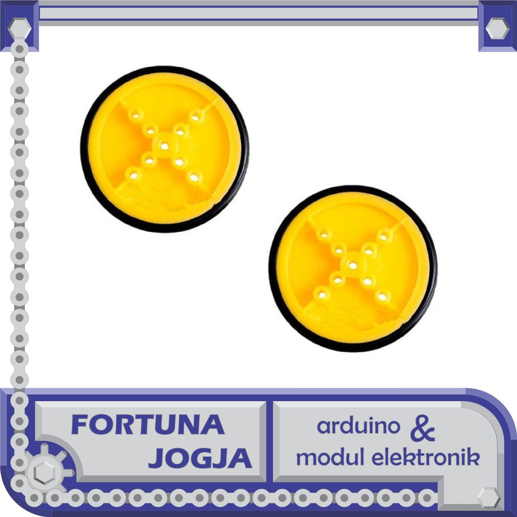 Dc Motor Mini Wheel diameter 40mm DIY Robot Line Follower | Shopee Malaysia