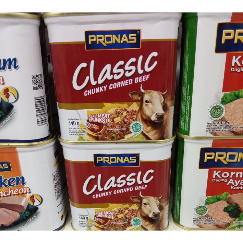 Pronas Classic Chunky Corned Beef 340gr | Shopee Malaysia