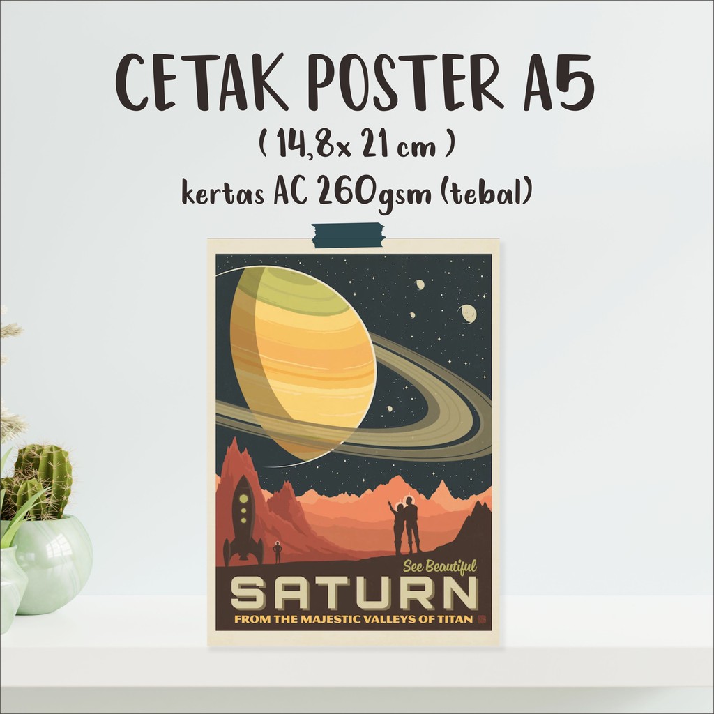 HIASAN DINDING Print A5 posters / custom your own photos / thick art ...