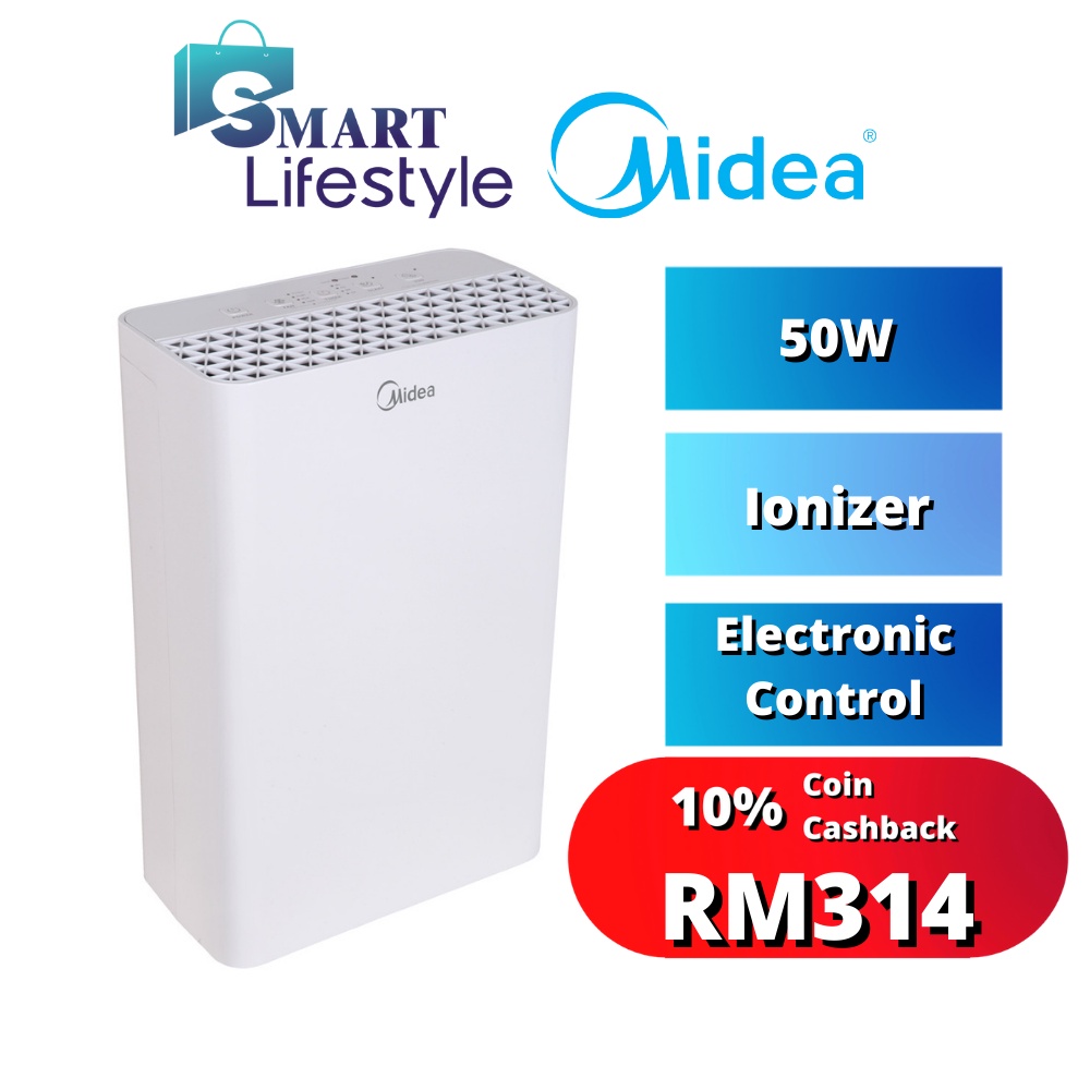 Midea 4-Stage Air Flow Control With Refreshing Ionizer MAP-20BD ...