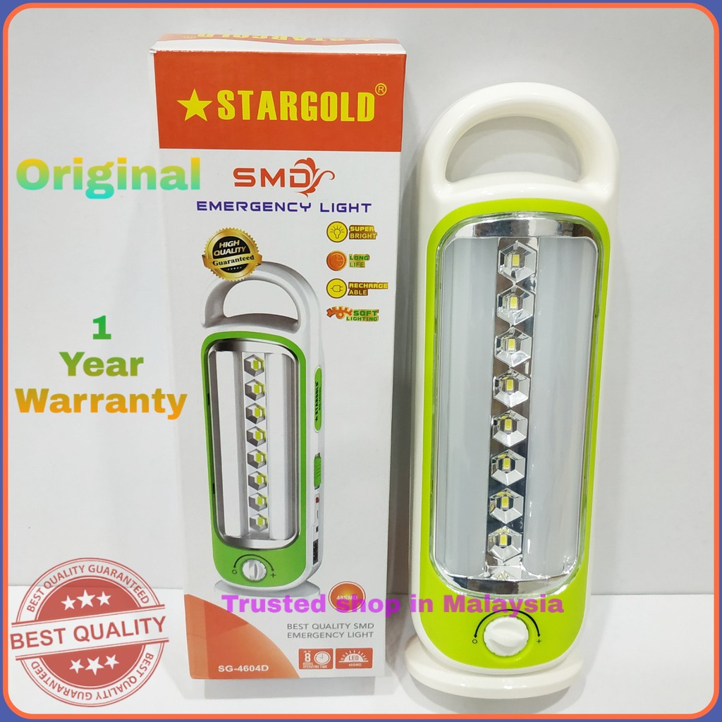 Energy Saving Original Stargold Emergency Bright Light Ready Stock ...