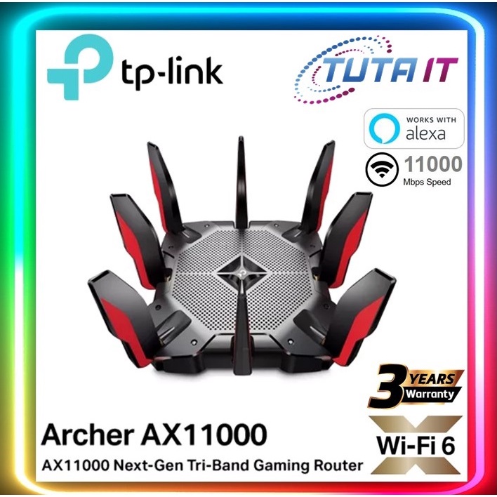 TP-LINK Archer AX11000 AX11000 Next-Gen Tri-Band Gaming Router | Shopee ...