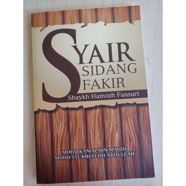 [Ready Stock] Buku: Syair Sidang Fakir Shaykh Hamzah Fansuri | Shopee ...
