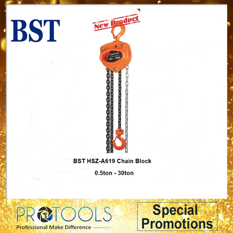 BST BRAND KOREA HSZ-A619 Type Manual Chain Block(Heavy Duty)FROM 0.5TON -30TON | Shopee Malaysia