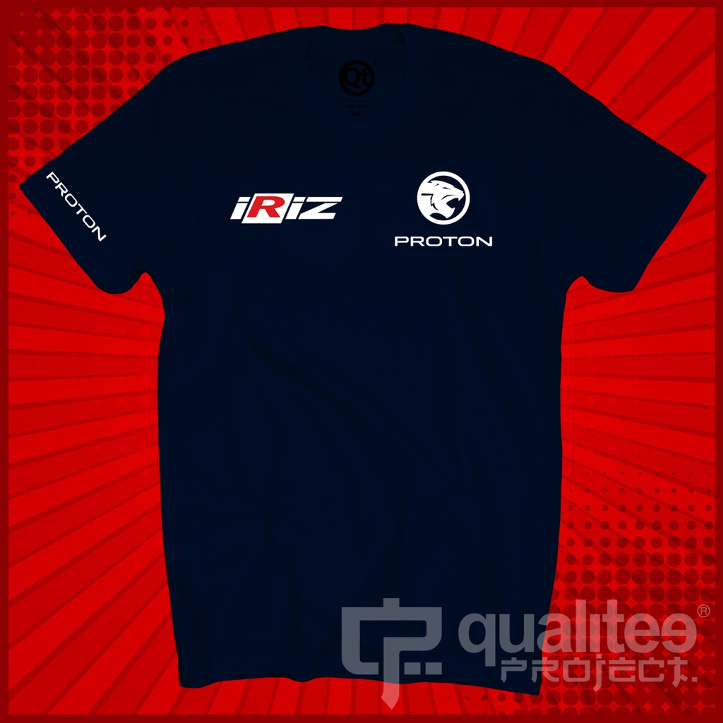NEW PROTON IRIZ LOGO ROUND NECK SHORT SLEEVE 100% COTTON T-SHIRT 170GSM ...