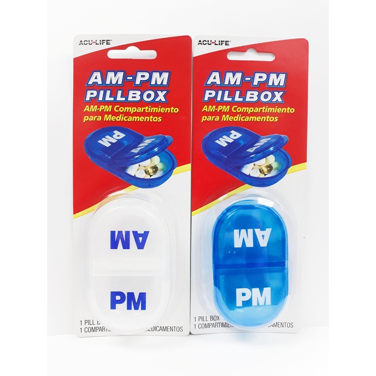 Acu-Life AM-PM Pill Box (Colour In Random Selection ) | Shopee Malaysia