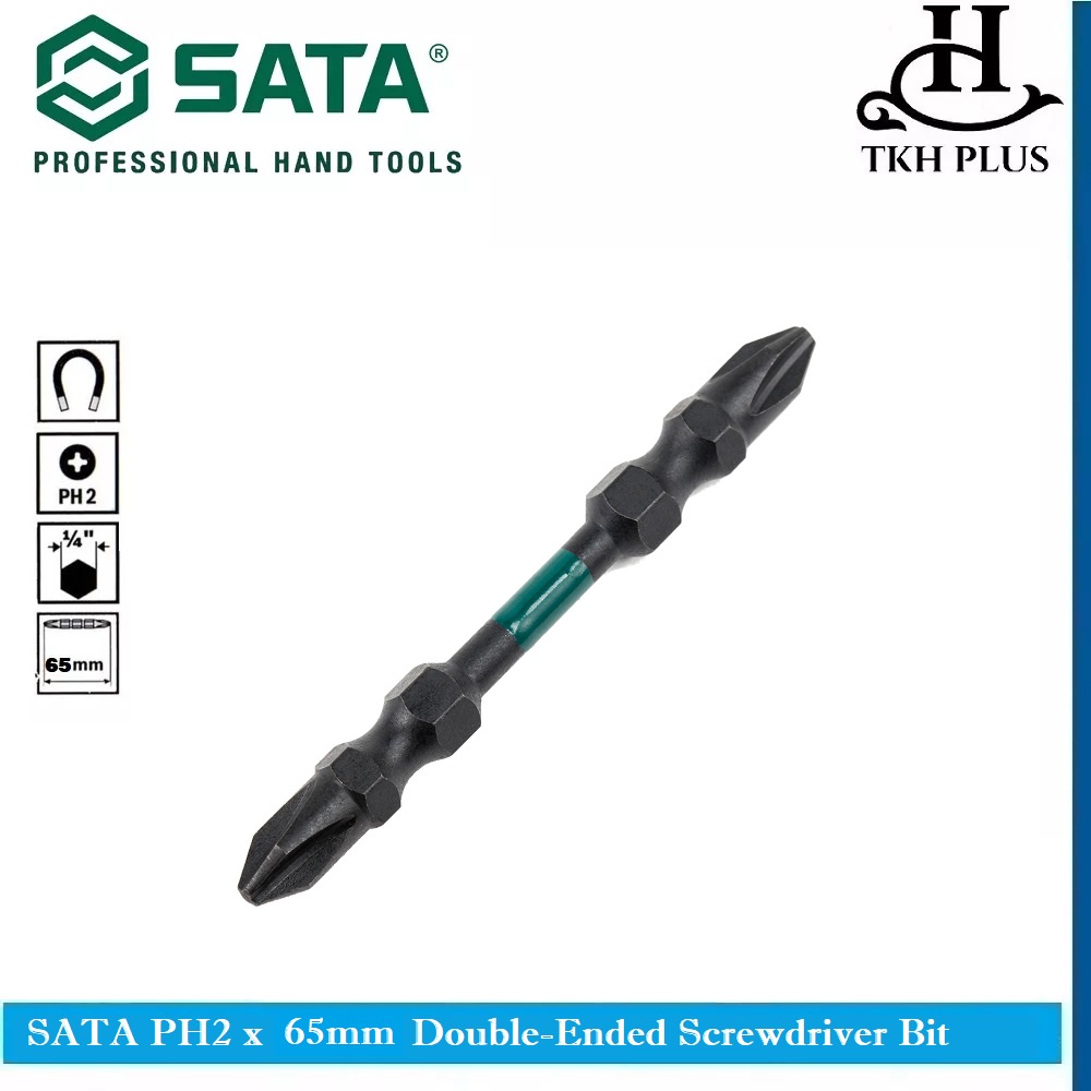 SATA PH2 x 65mm Double Ended Phillips Magnetic Screwdriver Bit | Shopee Malaysia