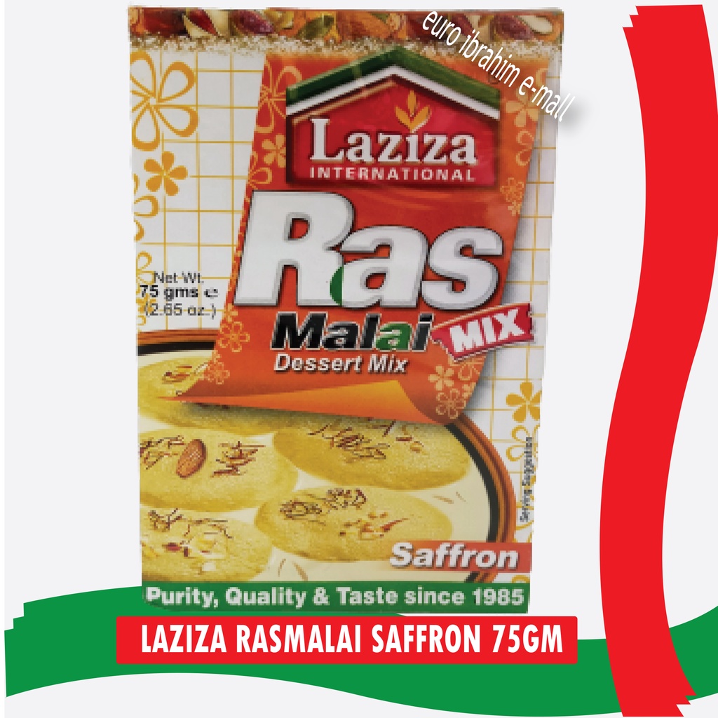 Laziza Rasmalai Saffron 70g | Shopee Malaysia