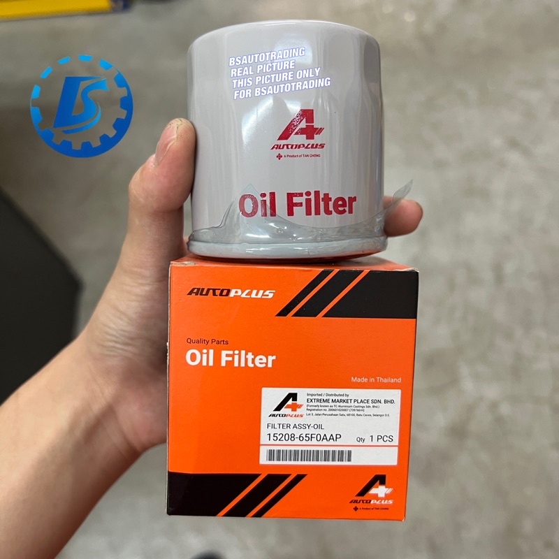 AUTO PLUS NISSAN OIL FILTER 15208-65F0AAP (MADE IN THAILAND) | Shopee ...